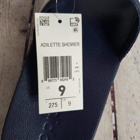 adidas | Shoes | Adidas Mens Adilette Shower In Navy Aq75 | Poshmark
